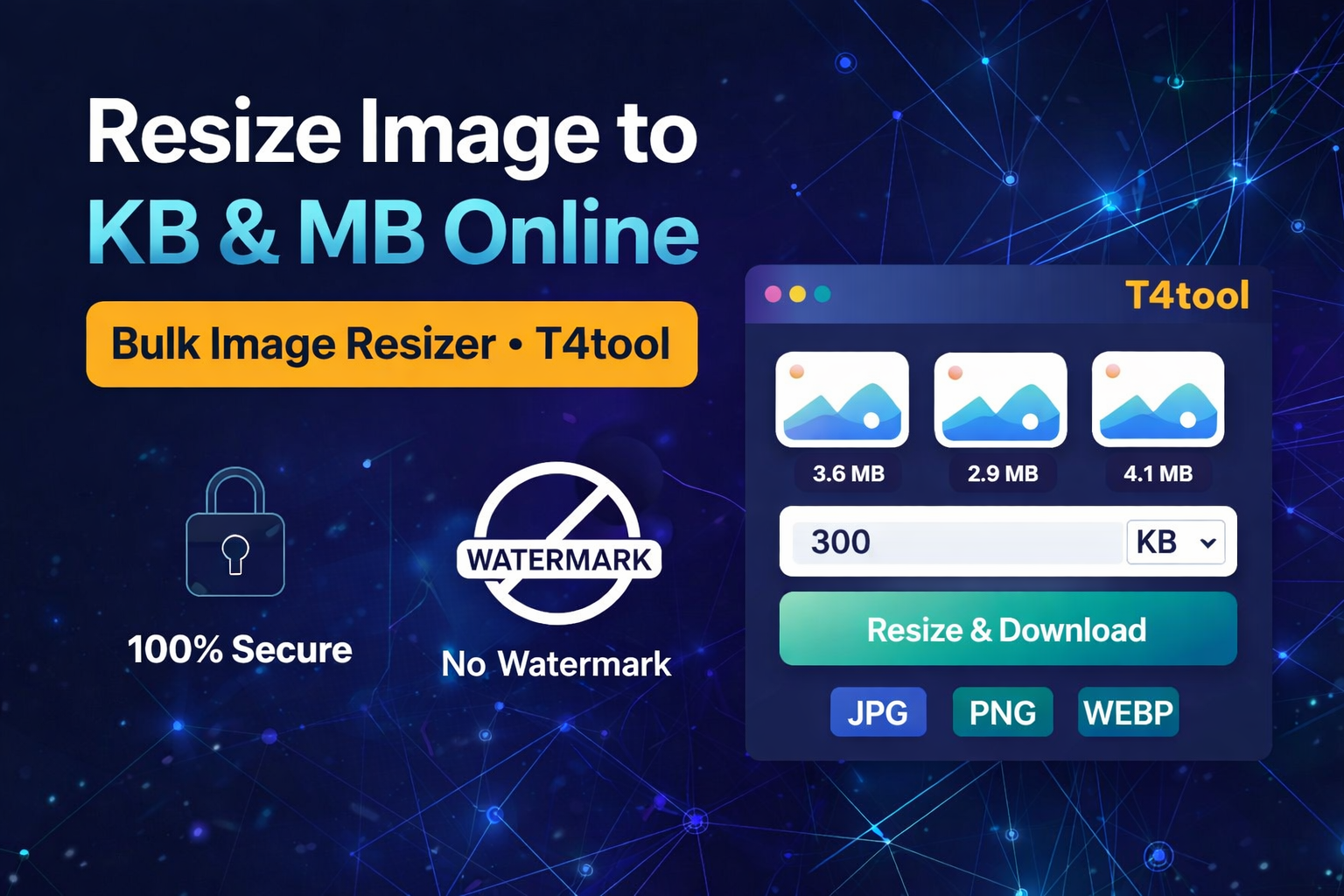 Image Resizer Online 100% free – Resize Images to KB/MB Without Quality Loss